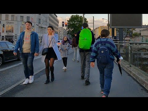 4K60H Walk in Berlin, Friedrichshain. Walking in Berlin. Best places of ...