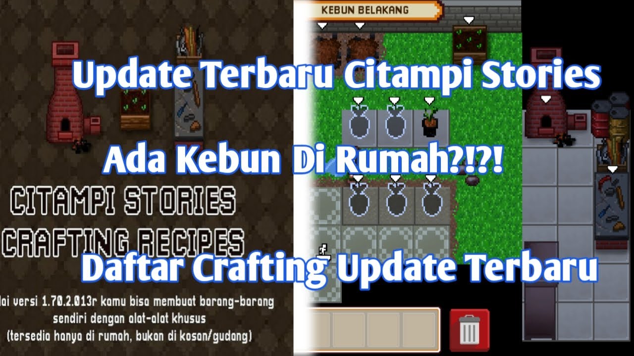 CRAFTING RECIPES & KEBUN BELAKANG RUMAH - UPDATE CITAMPI STORIES ...