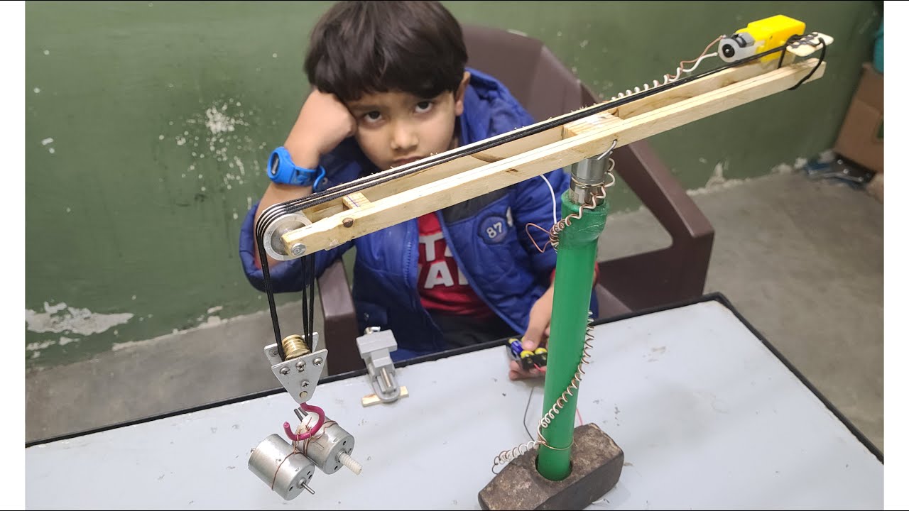 Kids Build a Tower Crane | Amazing Engineering Project | STEM Learning ...