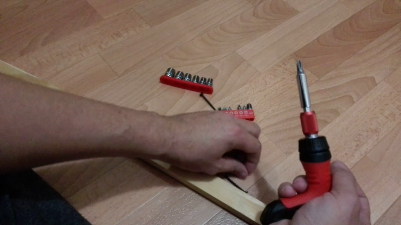 Отвертка Т образная реверсионная INTERTOL VT 1015 - YouTube