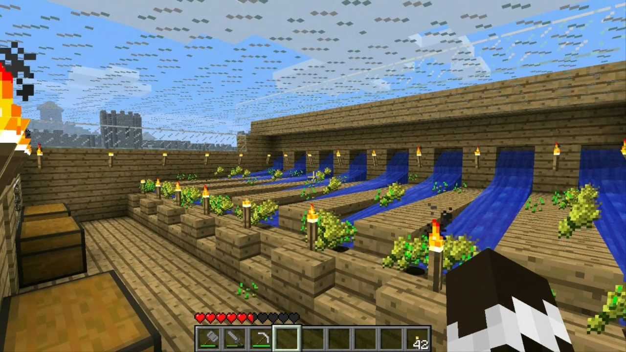 Minecraft LP Redux Ep.4: Auto-Harvest Wheat Farm + Moon Armor ...