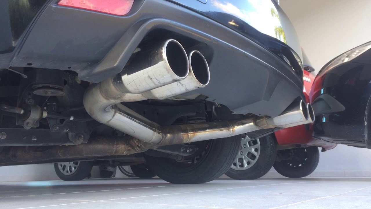 Ronco Subaru Impreza wrx escapamento 3 polegadas em inox Exhaust sound ...
