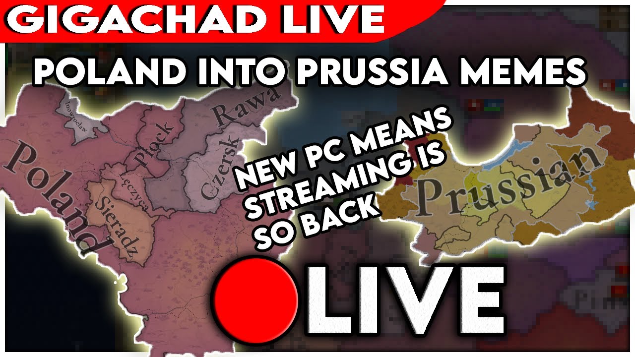 Poland into Prussia memes in EU5 | New PC, New Me | Finally Streaming ...