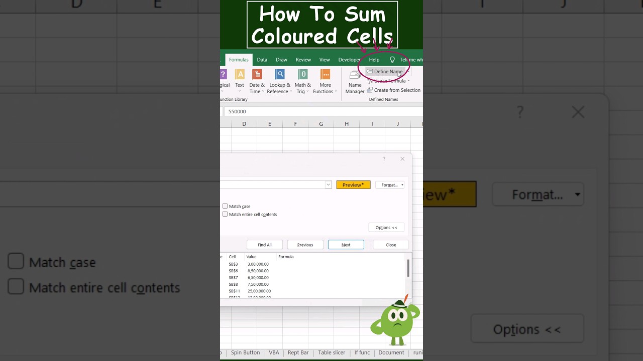 How To Sum ONLY COLOURED CELLS In Excel Sum On Colored Cells Hello How To Sum ONLY COLOURED CELLS In Excel Sum On Colored Cells Hello