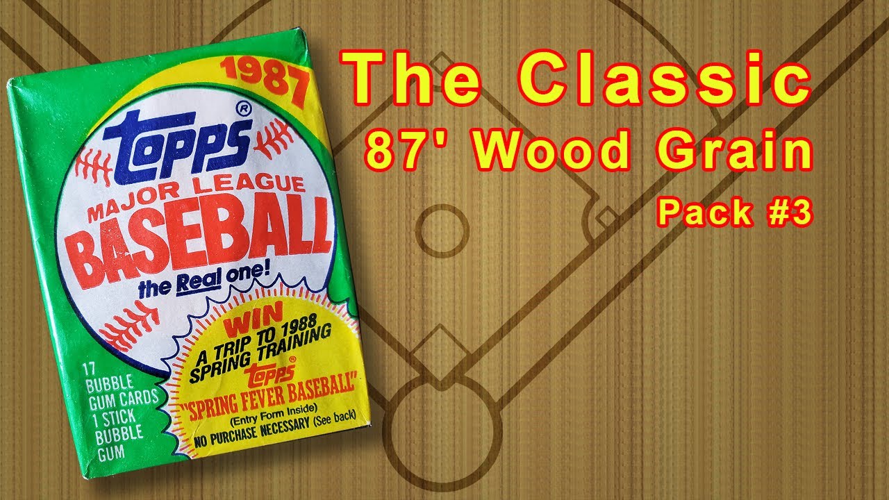 Opening a classic 1987 Topps #baseball Wax Pack - Quick Breaks - YouTube