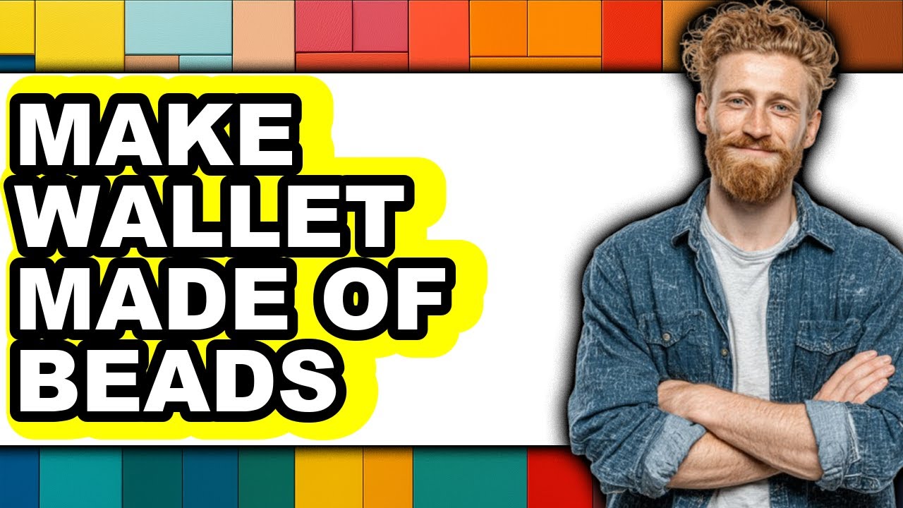 How To Make Wallet Made Of Beads - Step By Step - YouTube