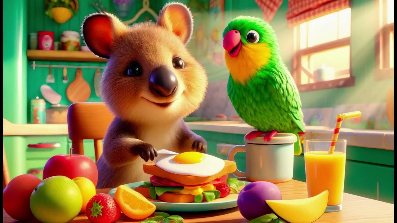 Quincy the Quokka Learns About Healthy Eating - YouTube