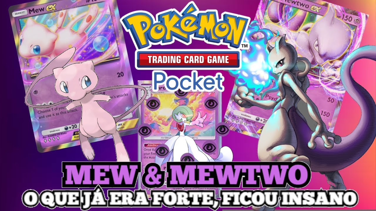 Pokémon TCG Pocket - Mew e Mewtwo (Mythical Island) - Já Era Forte e ...
