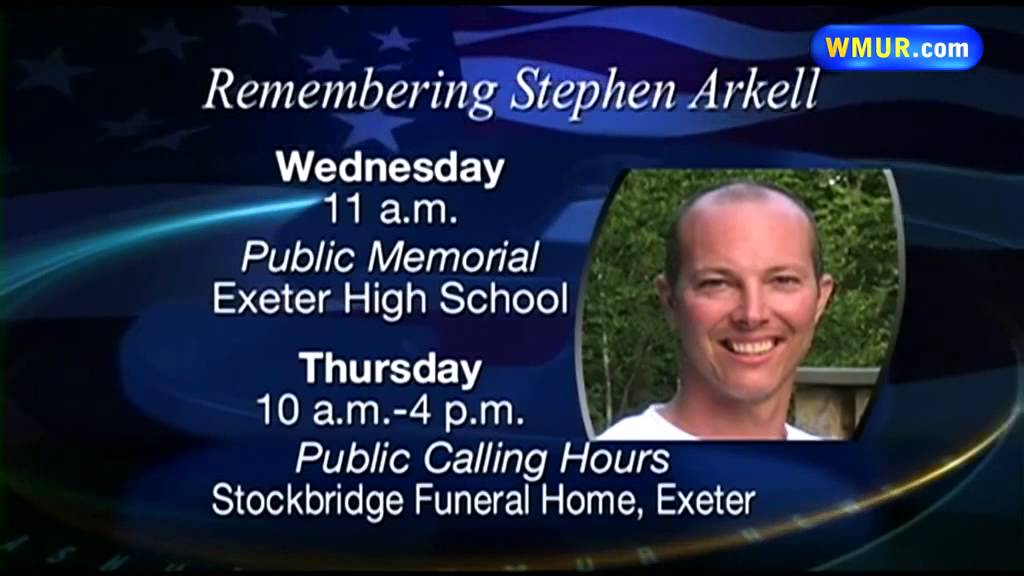 Officers honor Steve Arkell during procession - YouTube