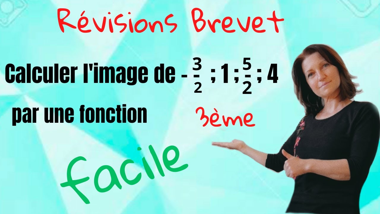 comment calculer l'image d'un nombre par une fonction? Mathématiques ...