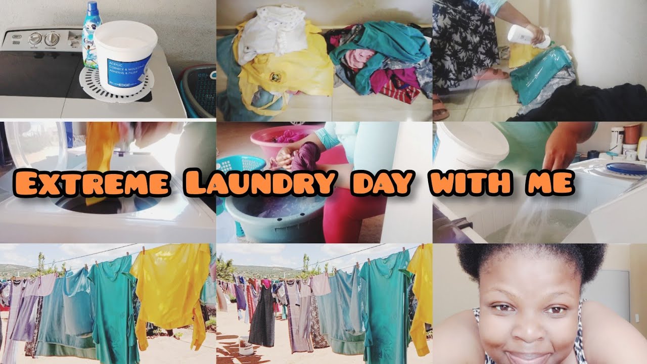 NEW 2022* Relaxing Extreme Laundry Day/Clean with me/Cleaning ...