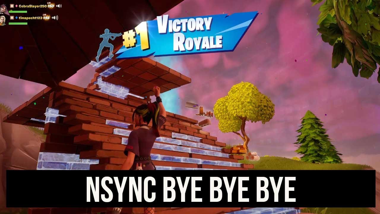 nsync bye bye bye Fortnite emote - YouTube