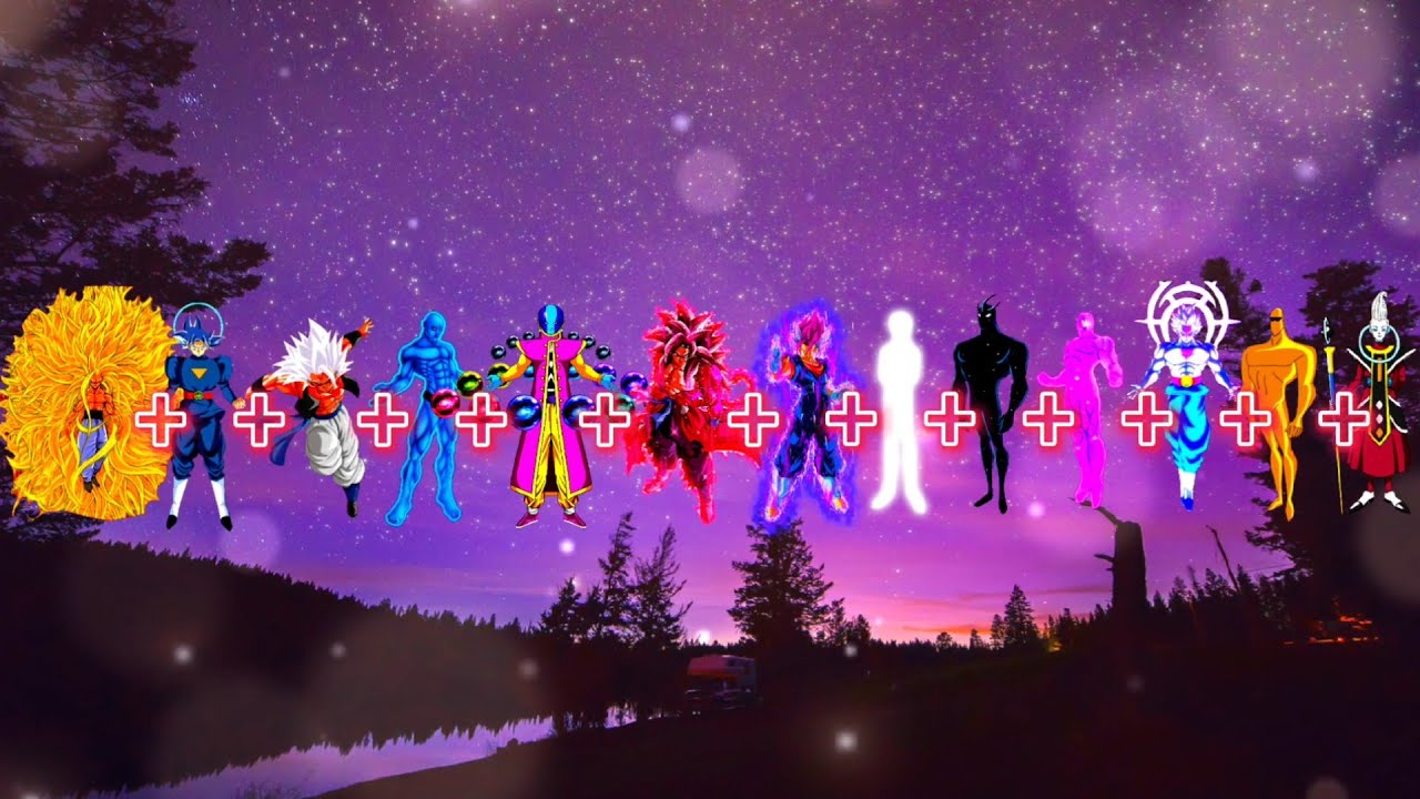 SSJ♾️ + GPG + OGG + Dr.M + F Zeno + LBSSJ4G + UV + KT + Alien X + TFZ ...