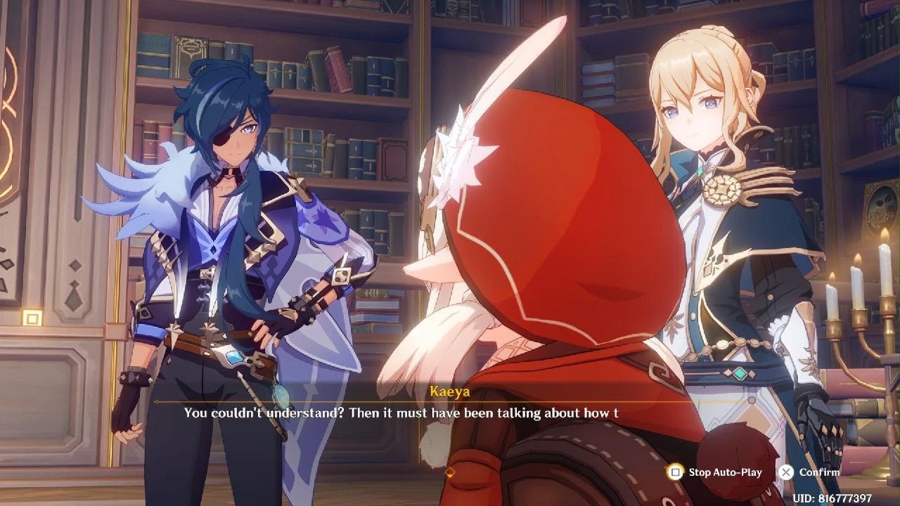 KAEYA BEING A DAD TO KLEE Genshin Impact CUTSCENE - YouTube