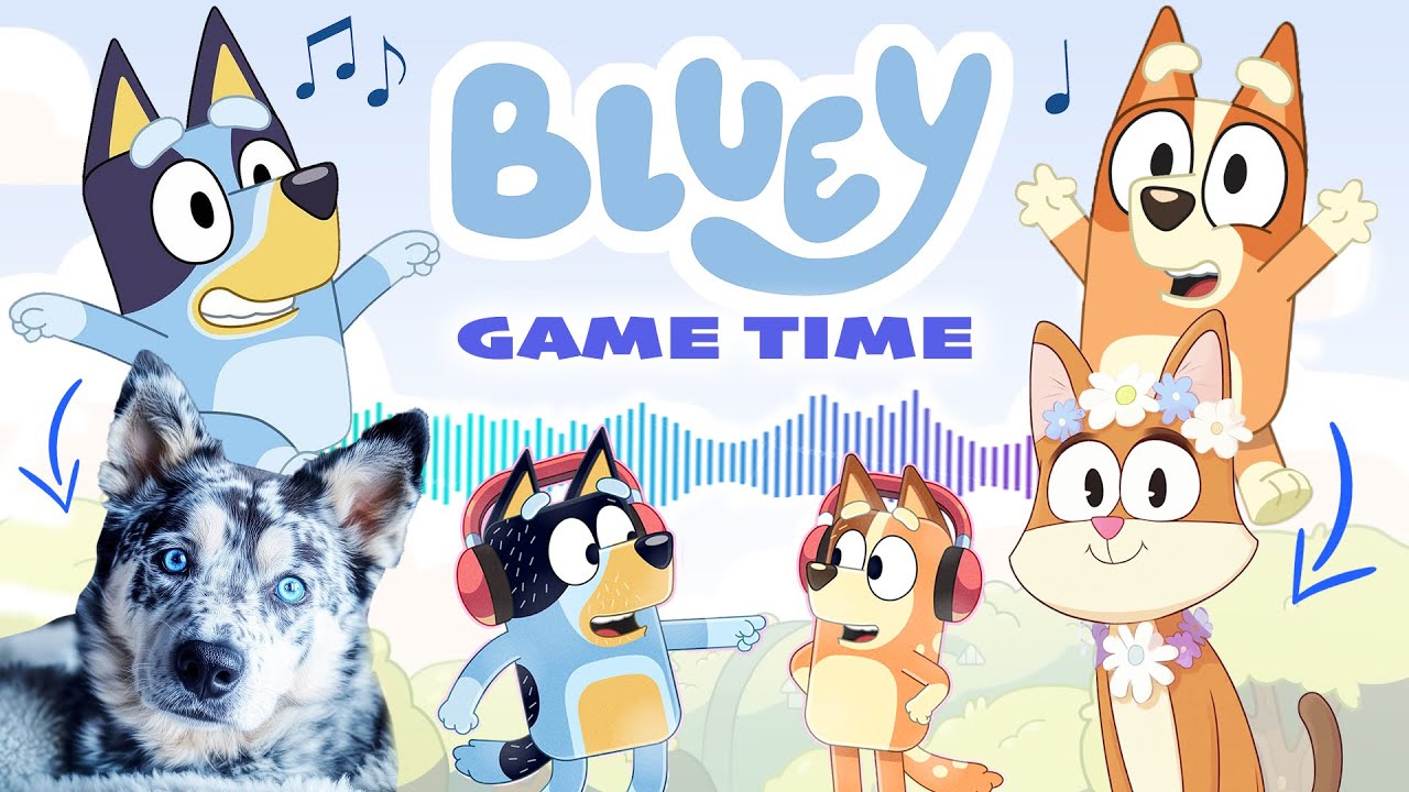 BLUEY Activities & Games! Guess The Voice CHARACTERS QUIZ! Brain Break ...