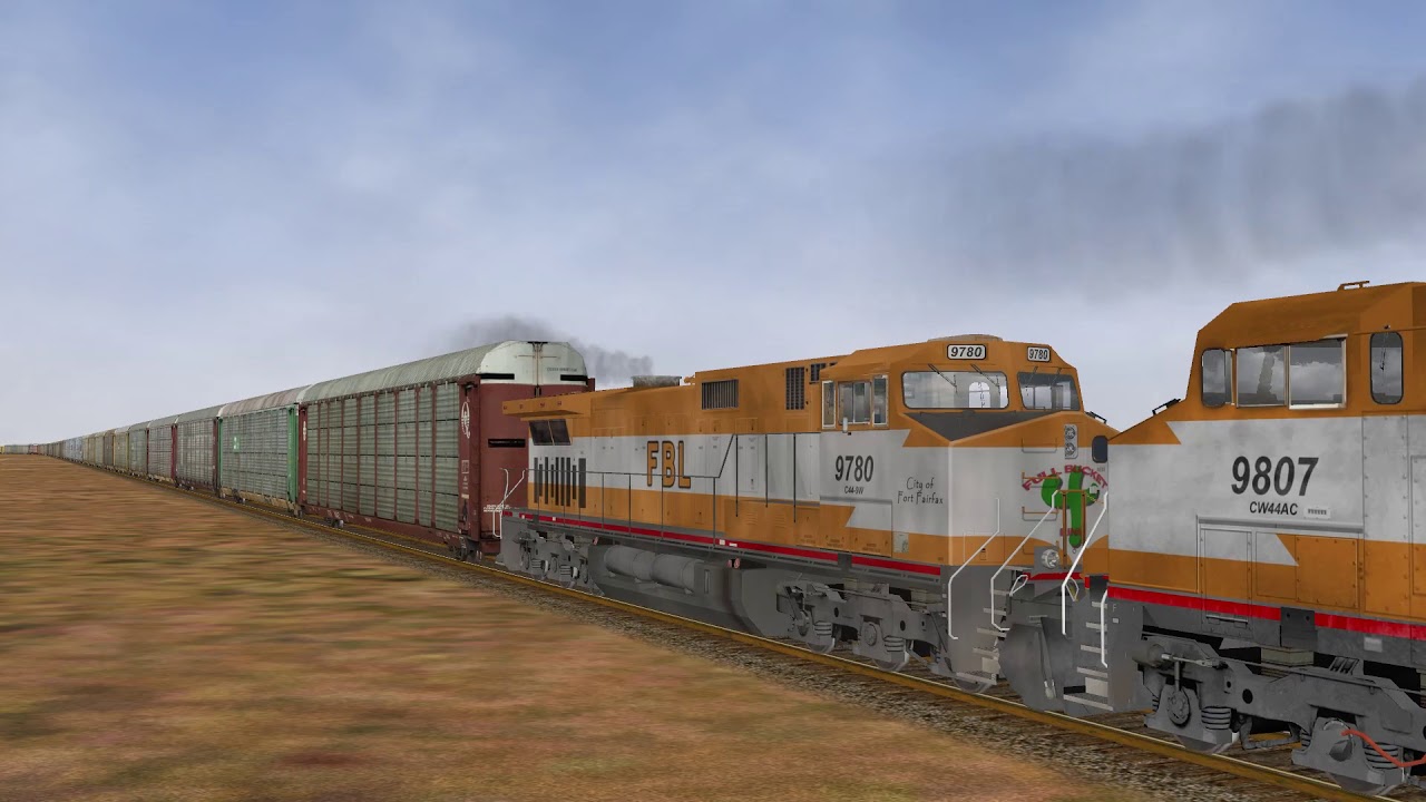 Open Rails: Full Bucket Line Manifest - YouTube