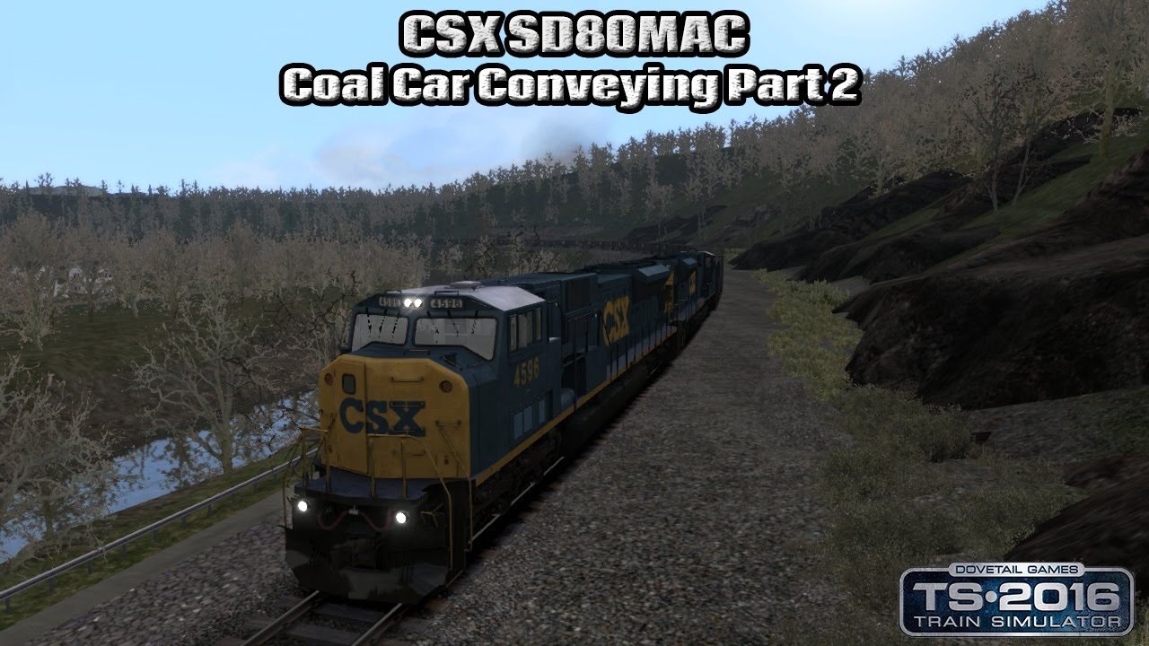 Train Simulator 2016 - Career Mode - CSX SD80MAC- Coal Car Conveying ...