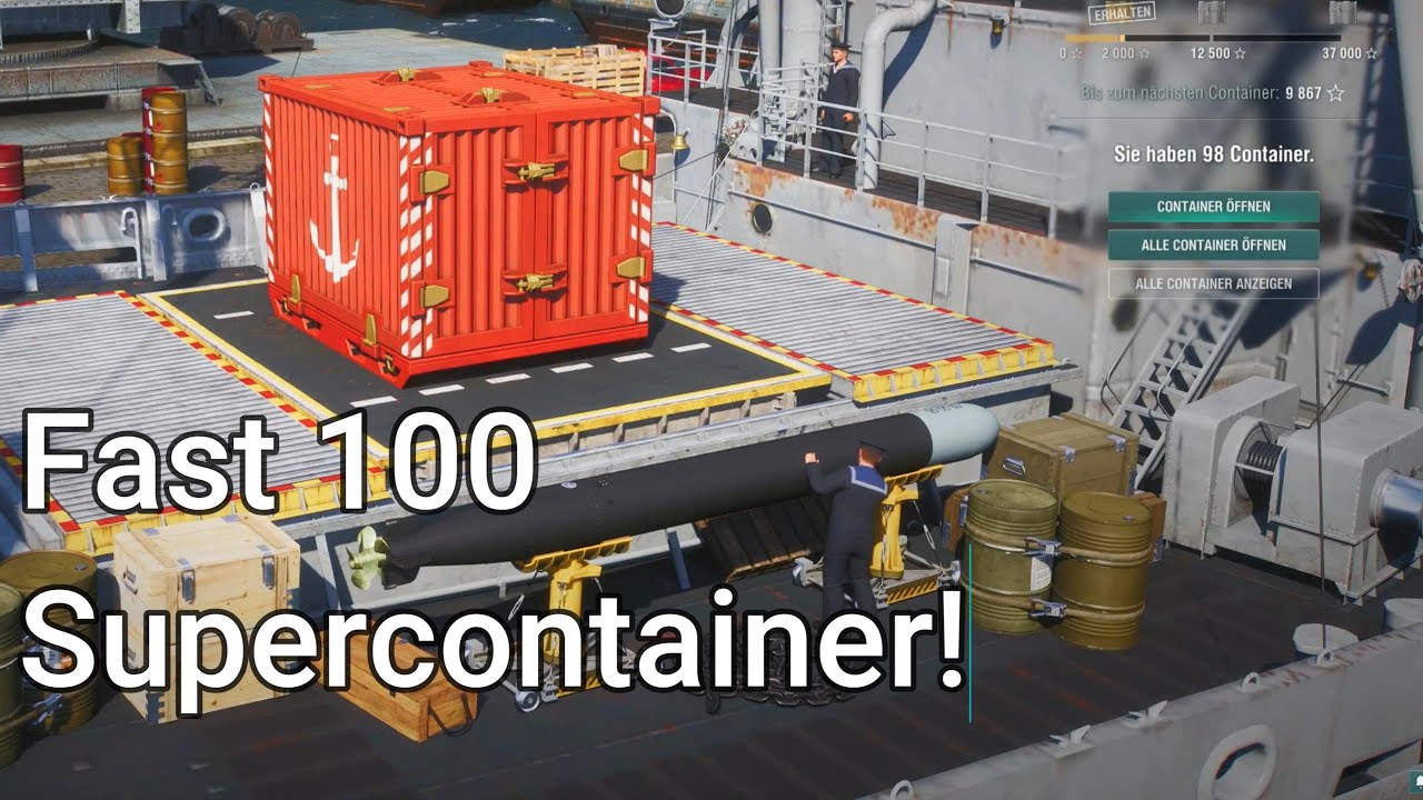 Das große Opening! Fast 100 Supercontainer! | World of Warships - YouTube