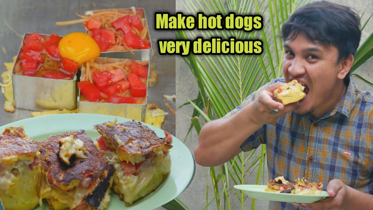 how to make hot dogs using molds - YouTube