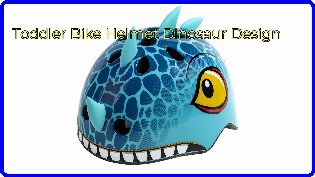 REVIEW (2024): Toddler Bike Helmet Dinosaur Design. ESSENTIAL details ...