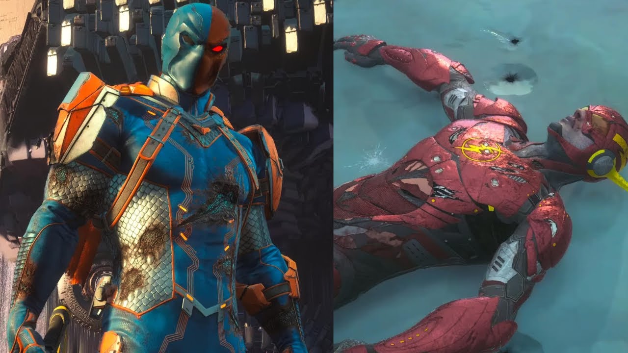 Deathstroke Kills The Flash - Suicide Squad Kill The Justice League (4K ...