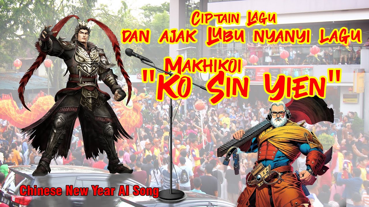 Lubu Imlek di Pontianak Nyanyi "Ko Sin Nyien" Chinese New Year Song ...