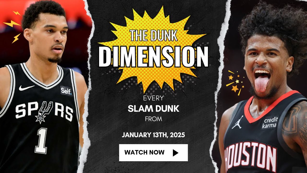 Unbelievable Dunks Compilation! 🏀 All NBA Dunks from January 13, 2025 + Epic Dunk of the Day ...
