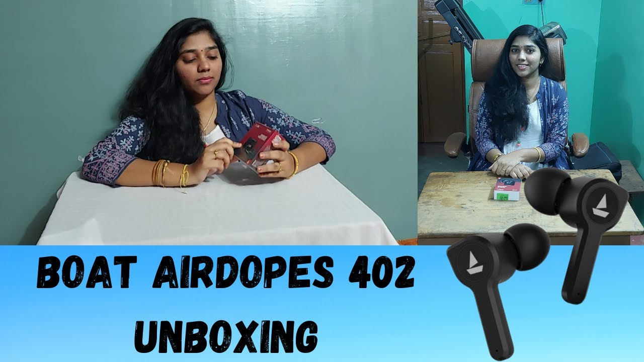Boat 402 Airdopes | Boat 402 Airpod Unboxing in Tamil | TWS Earbuds # ...
