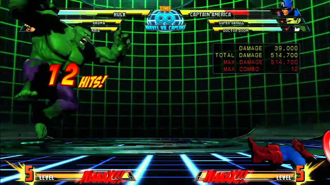 MvC3: Hulk - Combo 03 - Hulk Rejump! - YouTube