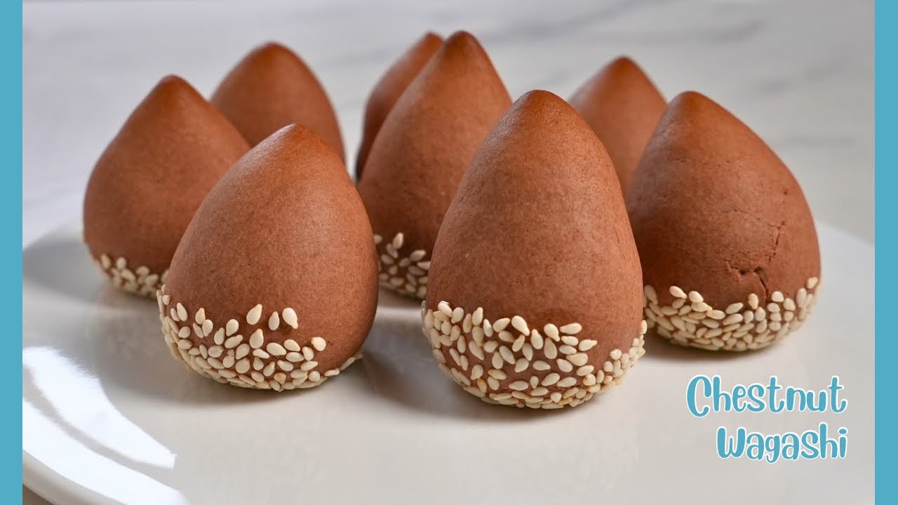 [ASMR] Chestnut Pastry 🌰 | Kuri Wagashi | Traditional Japanese Sweet ...