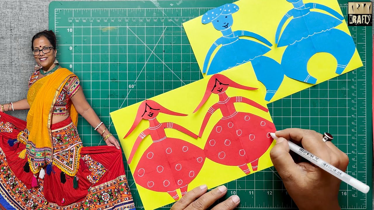 NAVRATRI SPECIAL 2 | Bulletin Board Border Design | Garba | Dandiya ...