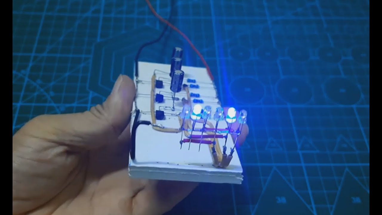3 Amazing LED Chaser Circuit at Home - YouTube