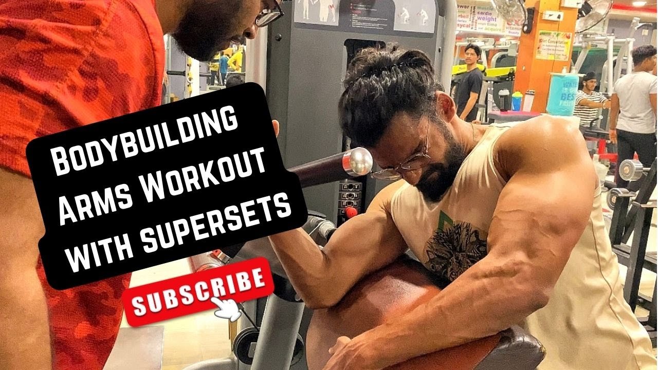 Bodybuilding Arms Workout With Supersets | #telugu | KP Aesthetic - YouTube