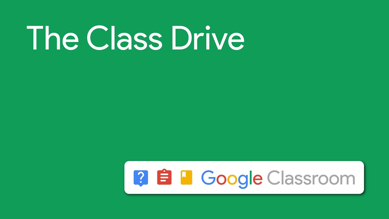Class Drive folder | Google Classroom - YouTube
