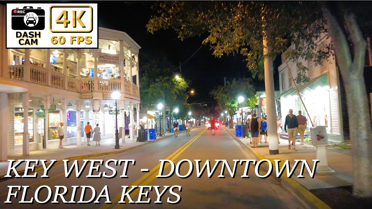 🌙 Magical Night Drive Through Key West 🏝️ Florida Keys in 4K! 🌌 - YouTube