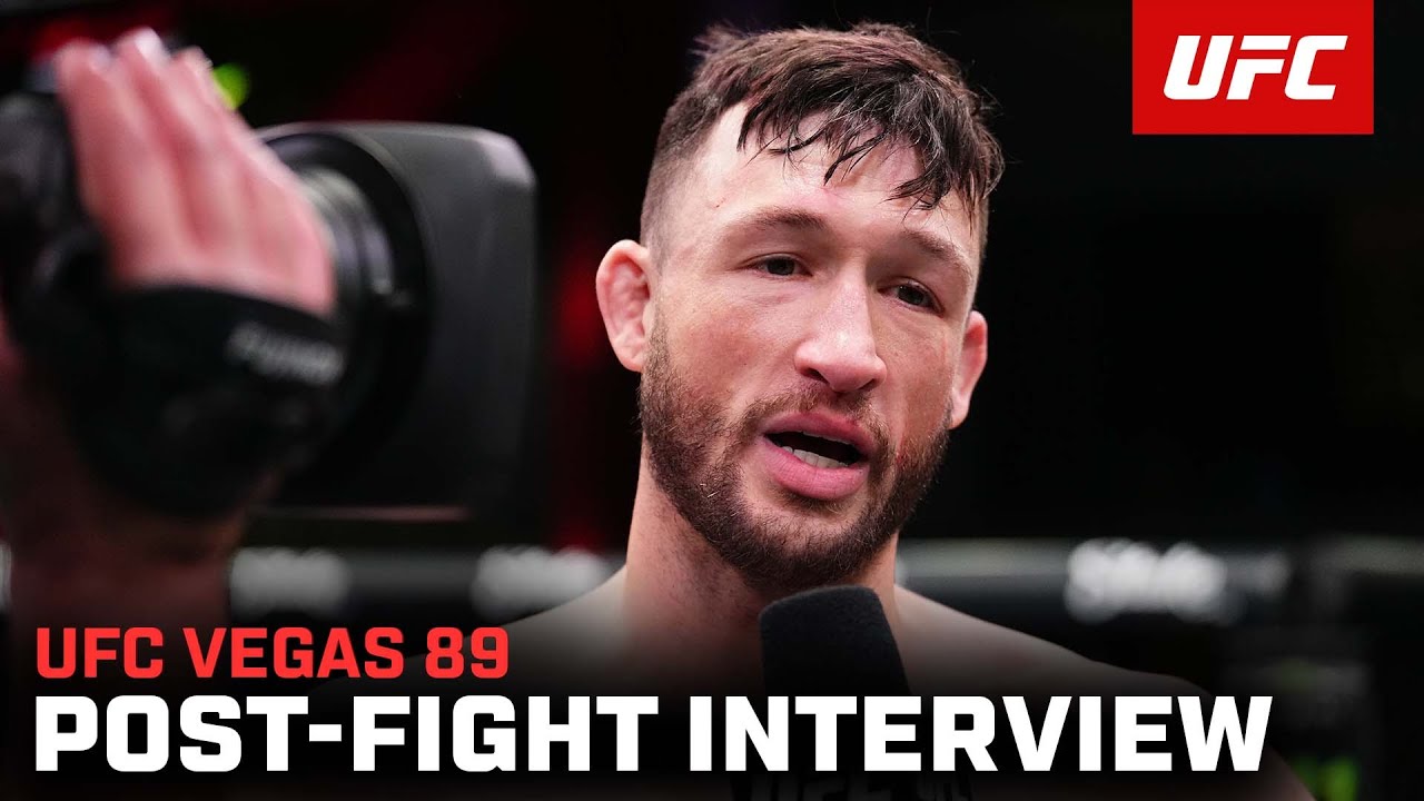 Julian Erosa Post-Fight Interview | UFC Vegas 89 - YouTube