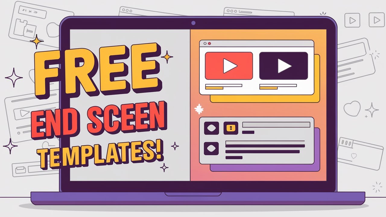 Free End Screen Templates For YouTube Videos - YouTube