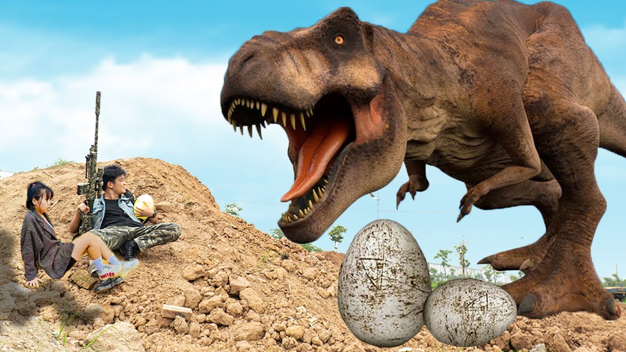 Most REALISTIC T-Rex Chase | Dinosaurs Hunting Video | Jurassic World ...