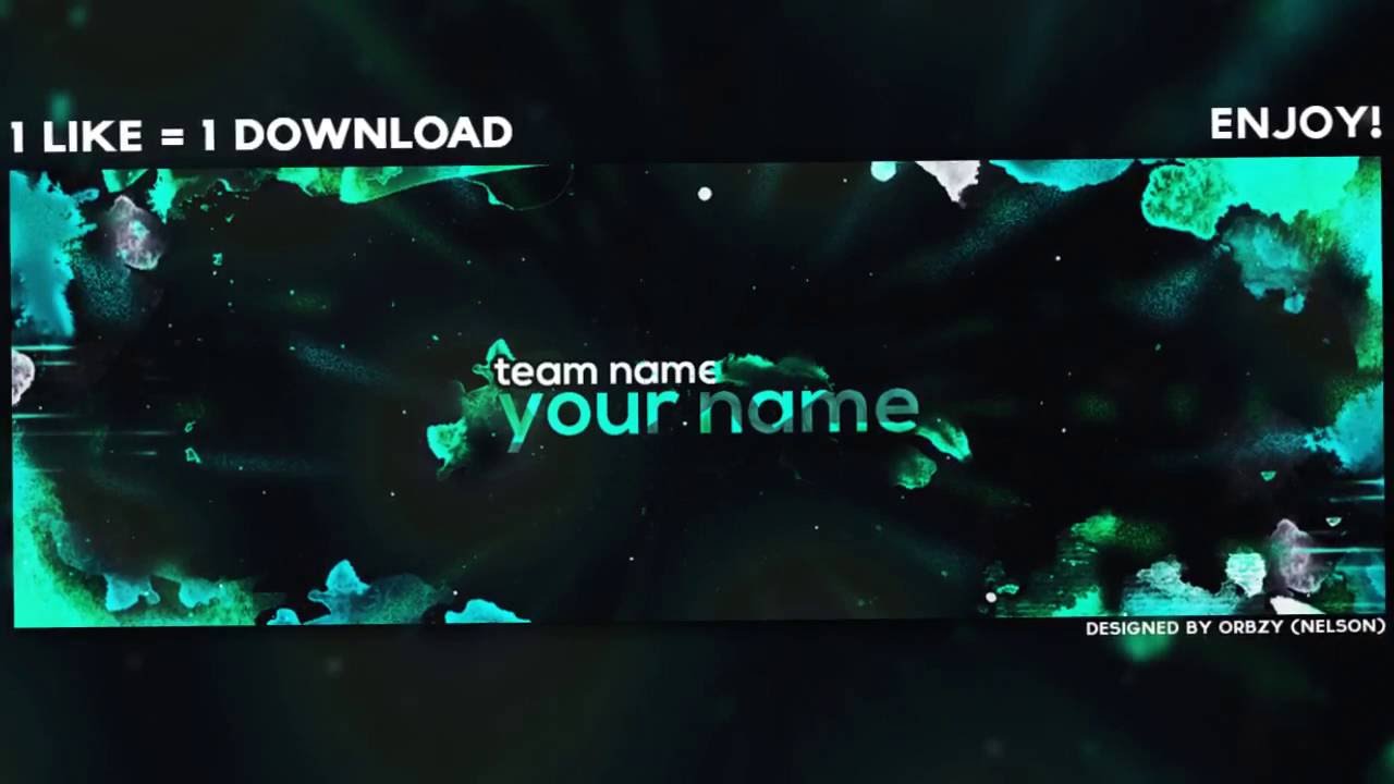 Free GFX: Free Twitter Header Template PSD Link in Description - YouTube