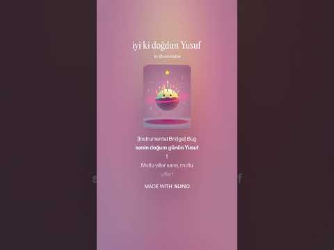 iyi ki doğdun Yusuf ❤️ Doğum günün kutlu olsun Yusuf