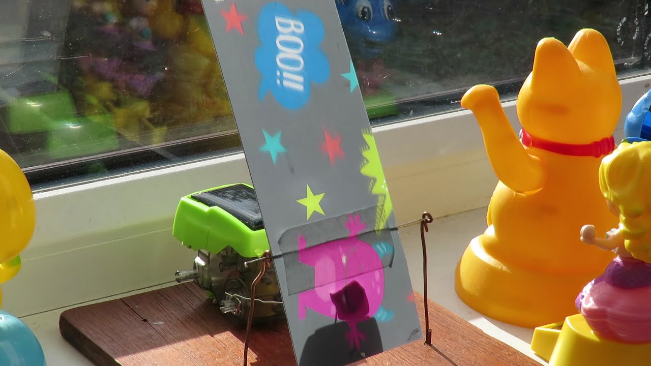 Alternative Lenticular Solar Rocker using motor and gearbox - YouTube
