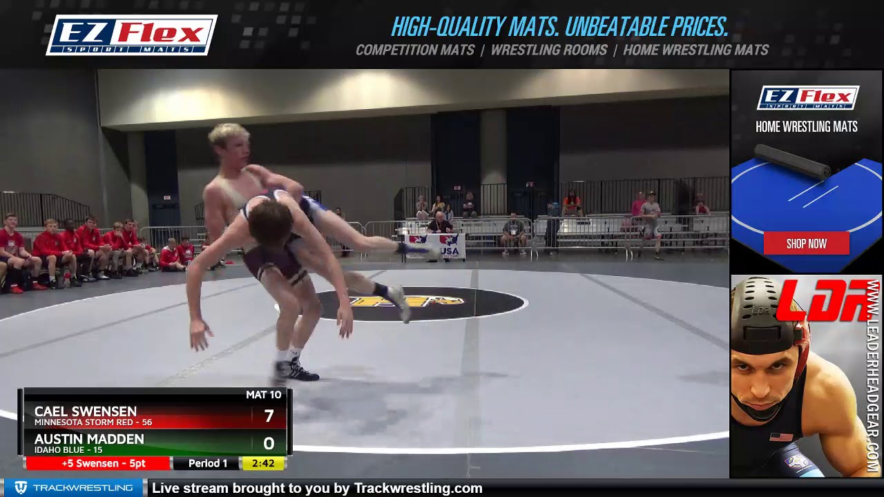 Mat 10 106 Cael Swensen Minnesota Storm Red Vs Austin Madden Idaho Blue ...