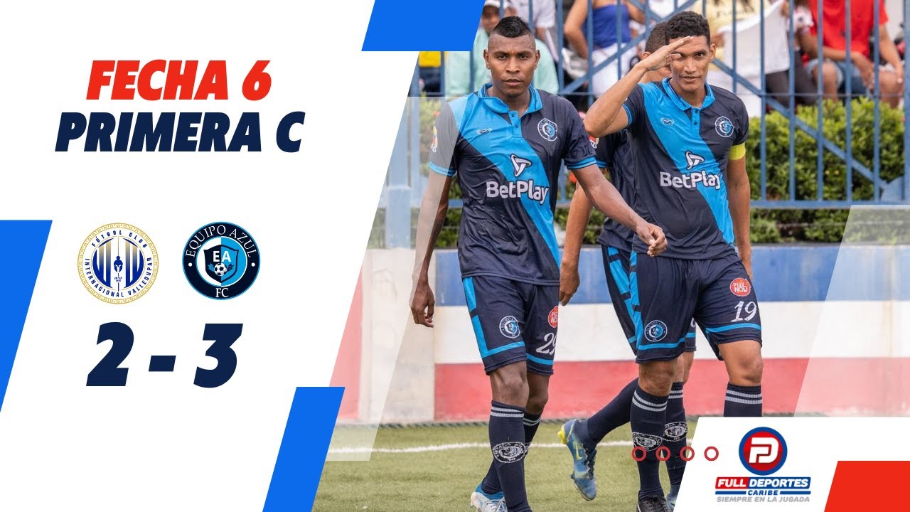 Equipo Azul derrotó 3-2 al FC Internacional - Fecha 6 Primera C - YouTube