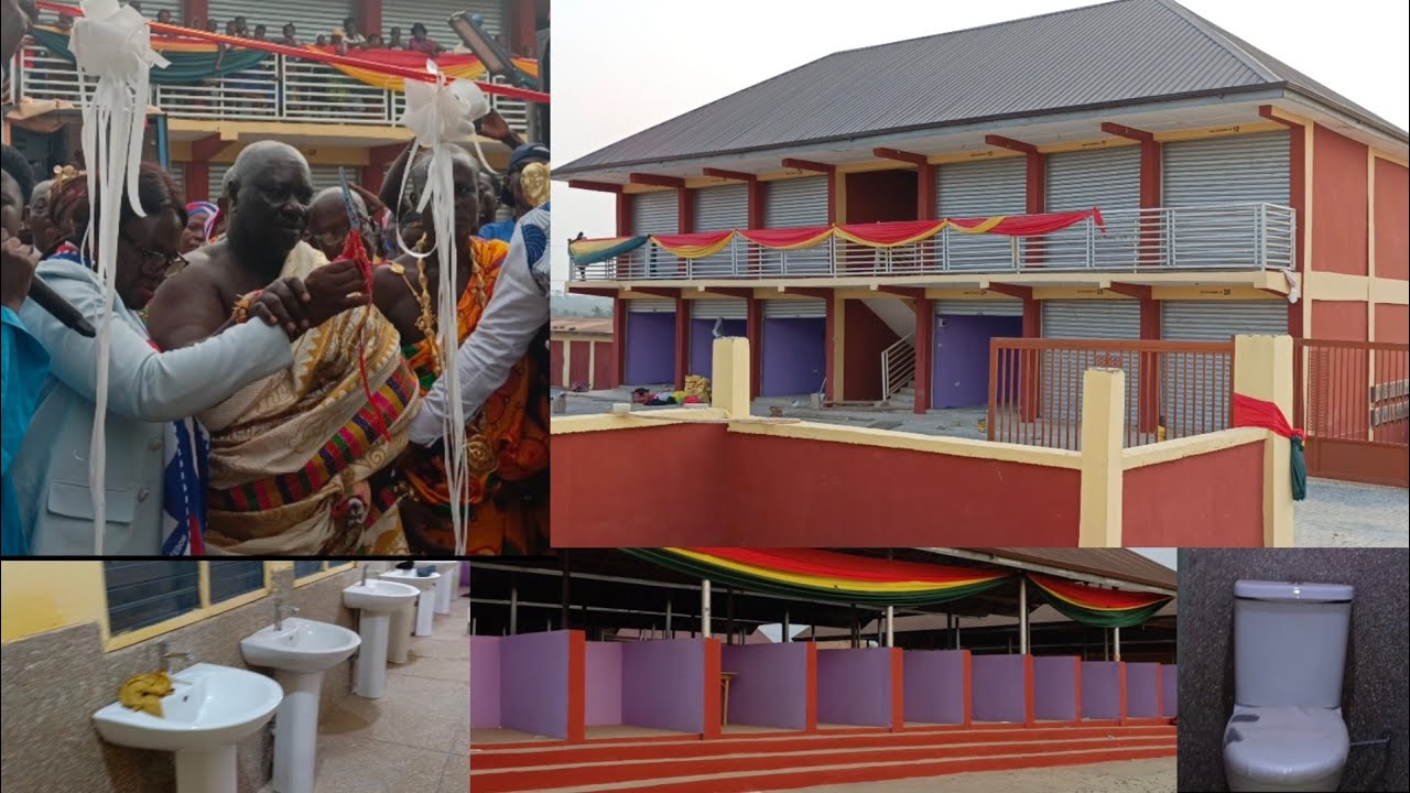 Ultra Modern Market commissioned by NPP Government in AMA Constituency ...