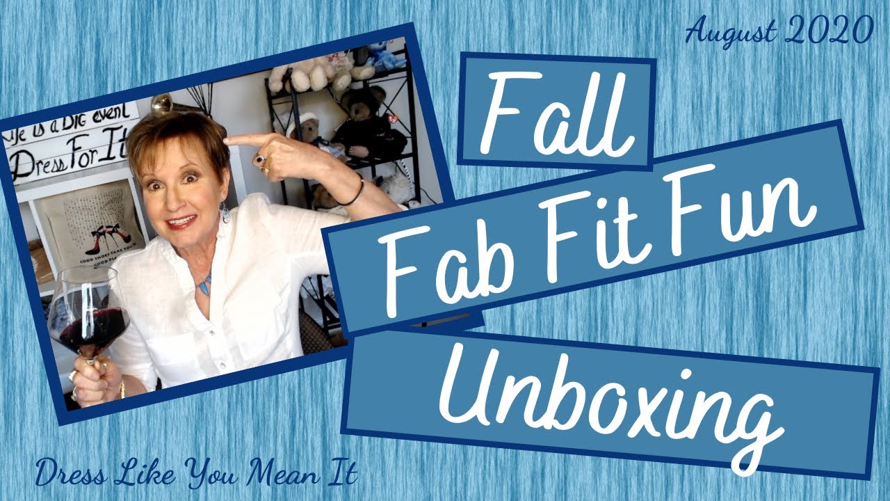 Fall Fab Fit Fun Unboxing - 2020 - YouTube