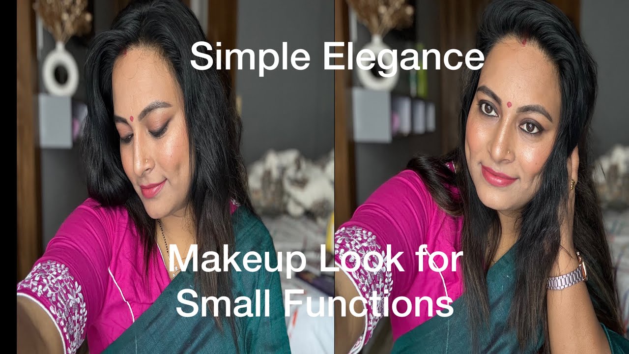Simple makeup| makeup for small functions| step by step makeup| # ...