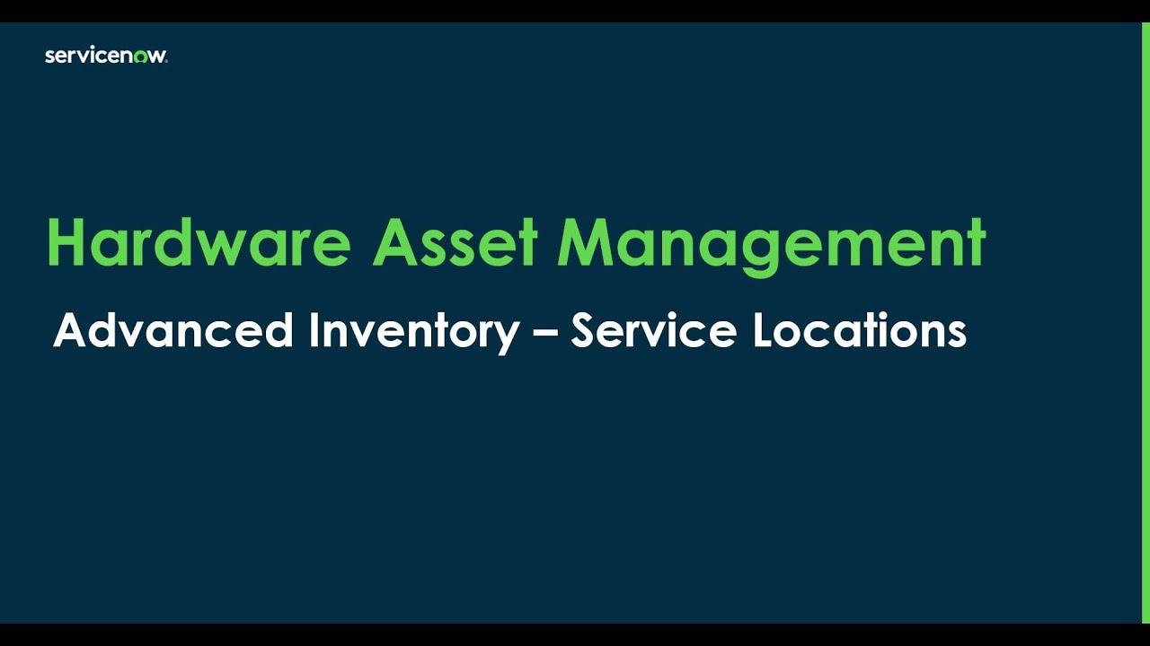 Configuring Service Locations: Setup and Management - YouTube