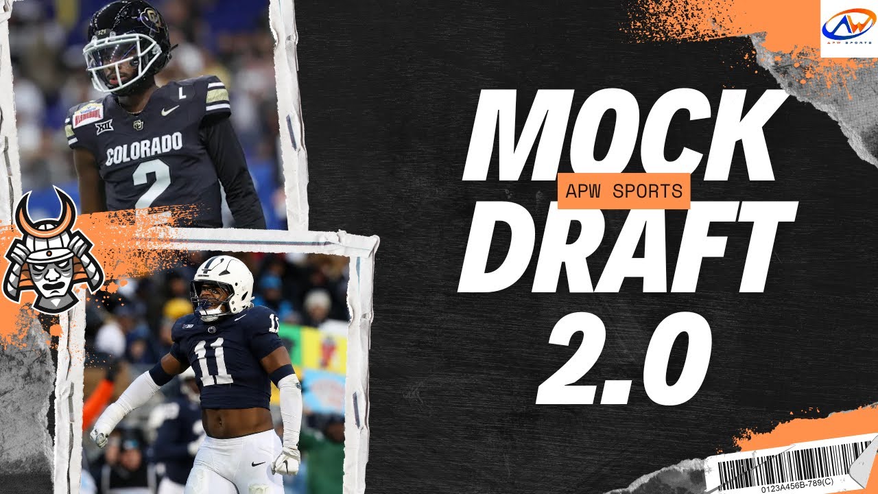 2025 First Round Mock NFL Draft 2.0 || 2025 NFL Draft - YouTube