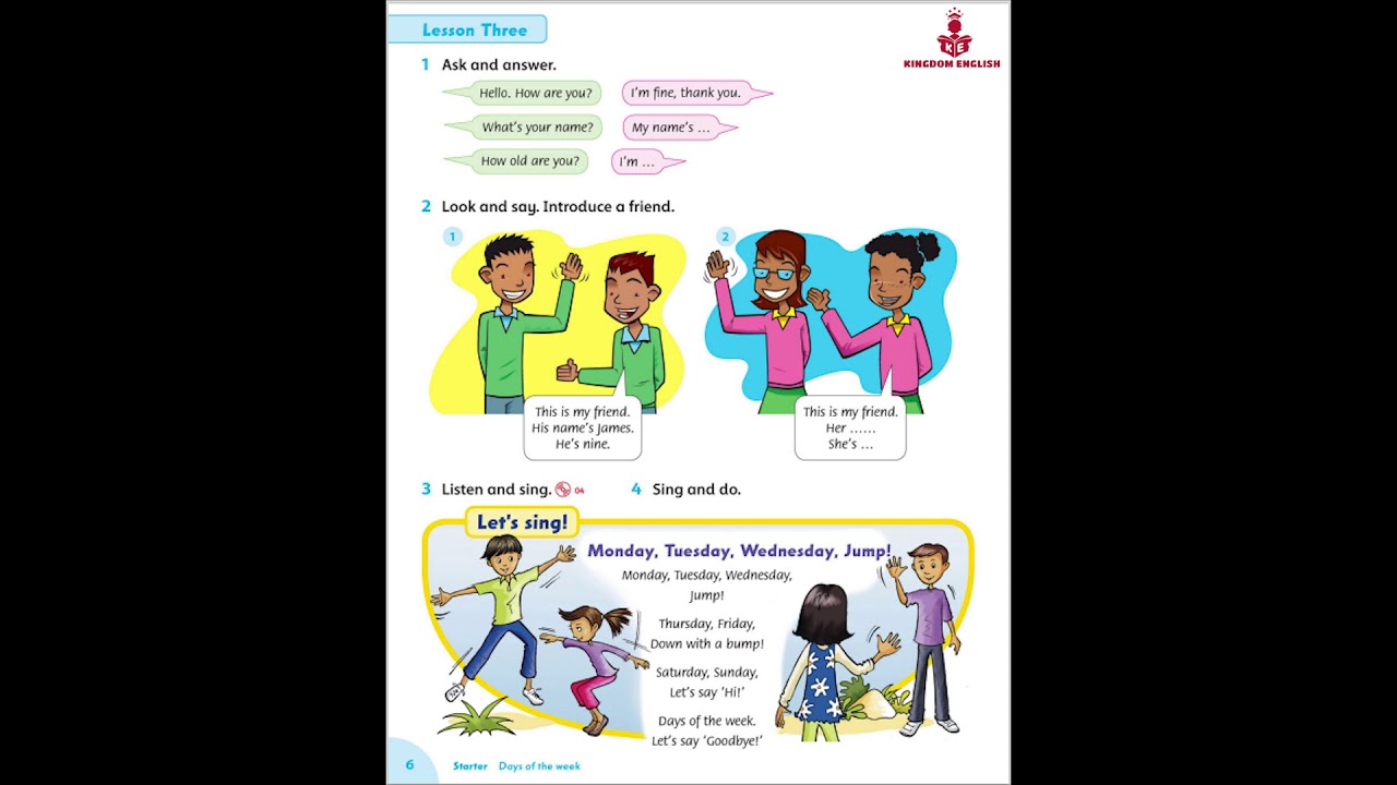 F&F 2-STARTER LESSON 3 - YouTube