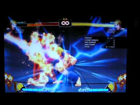 SFIV Ken saving attack combo - YouTube